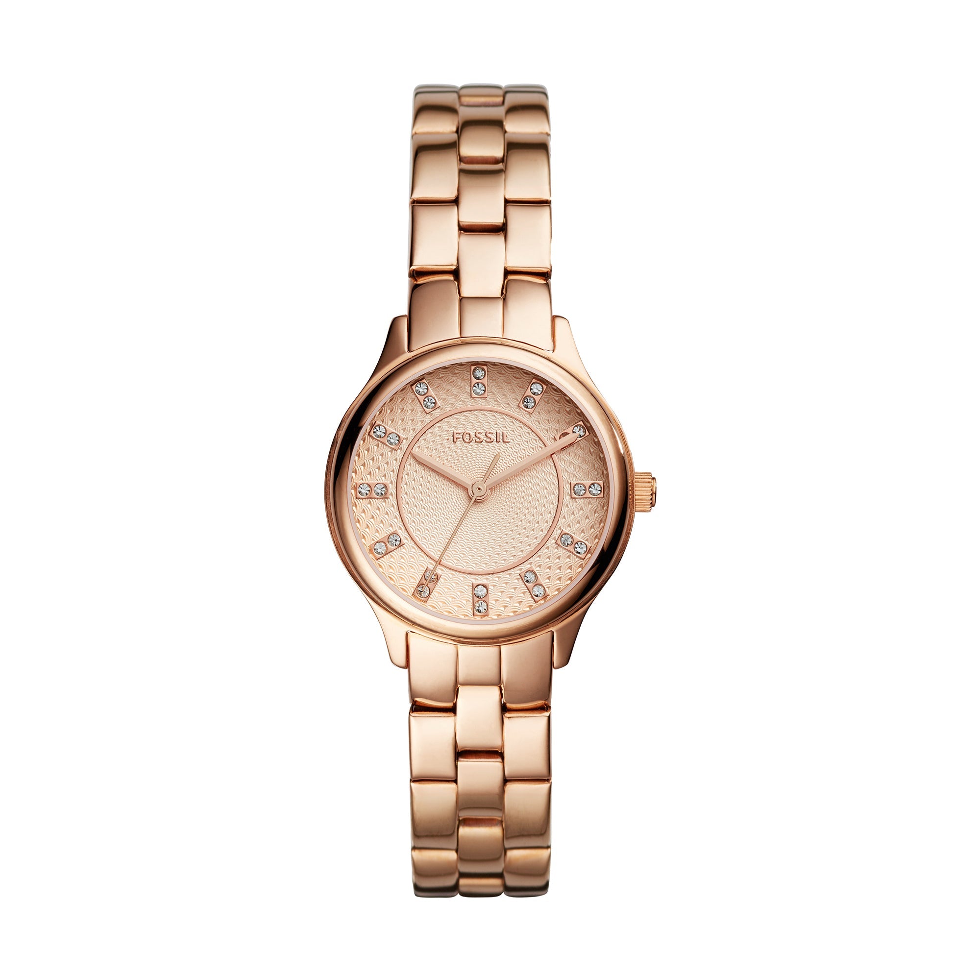 Fossil Analog Women's Watch Gold Plated Metal Bracelet - BQ1571 ...