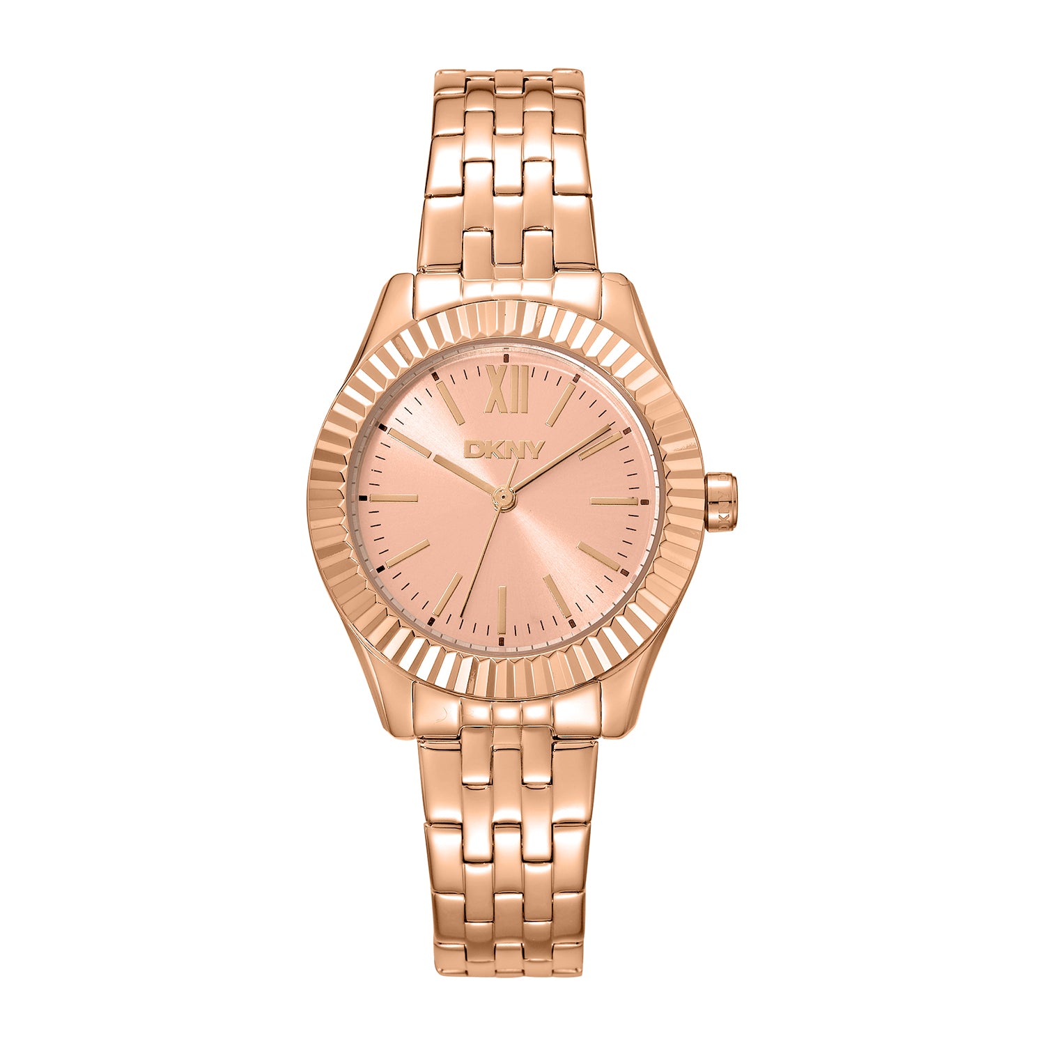 DKNY EVERYDAY Women's Rose Gold Dial Stainless Steel Watch – Jacobs ...