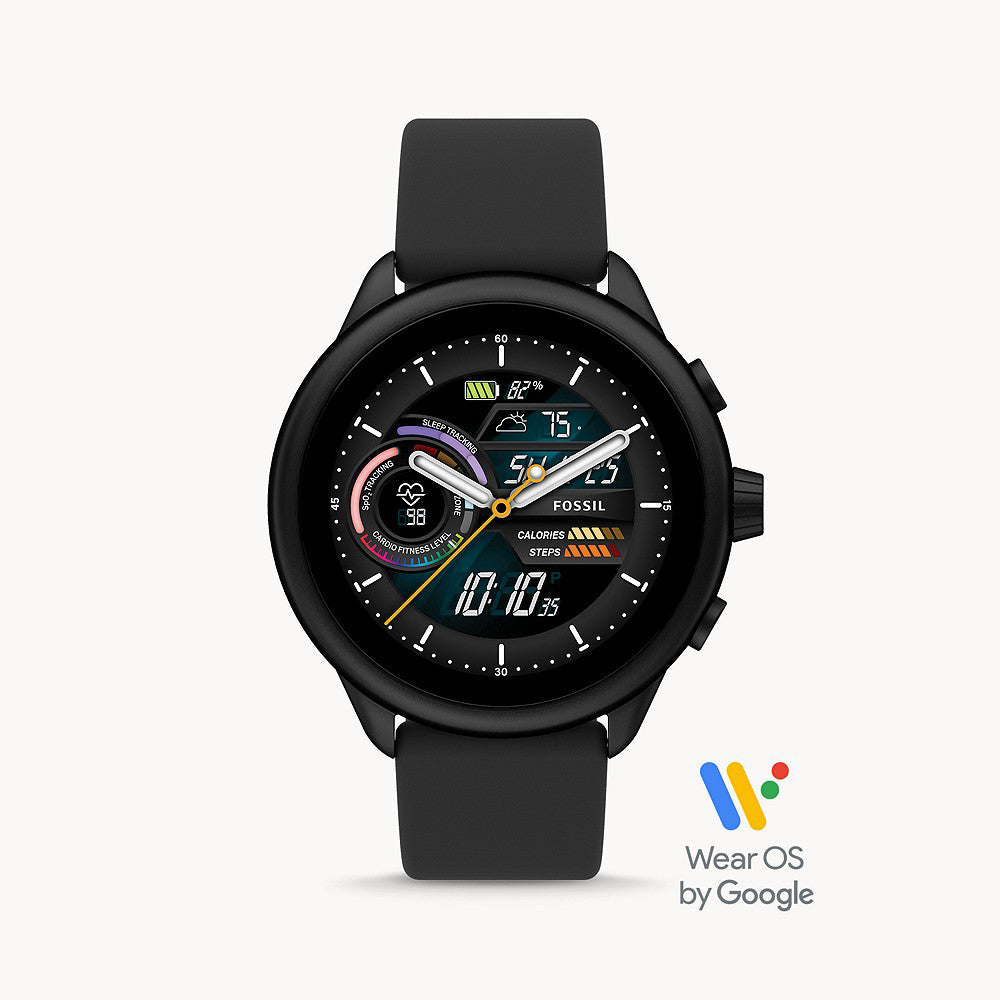 FOSSIL GEN 6 WELLNESS EDITION SMARTWATCH BLACK SILICONE – Jacobs Jewels ...