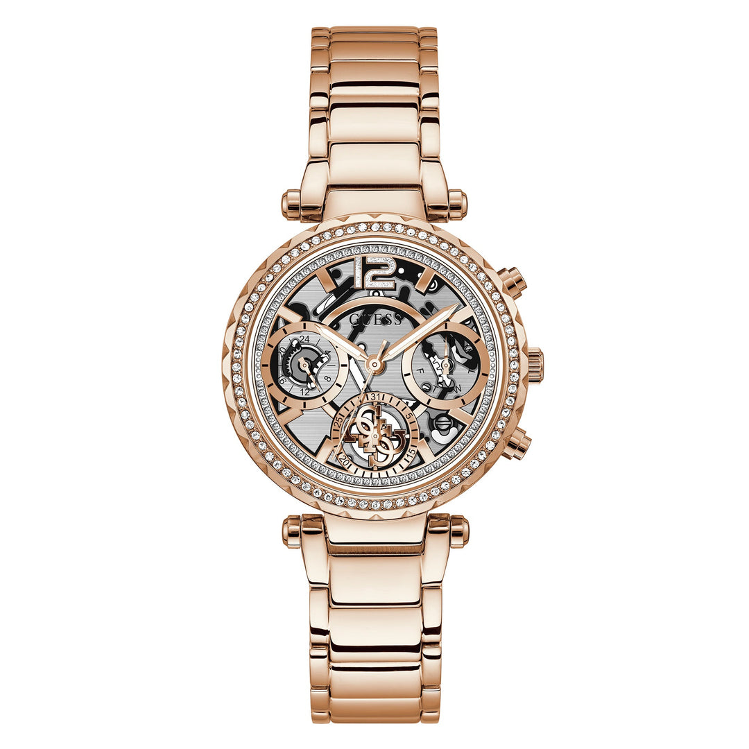 Guess Women's Watch Rose Gold Tone Case Quartz – Jacobs Jewels and Watches