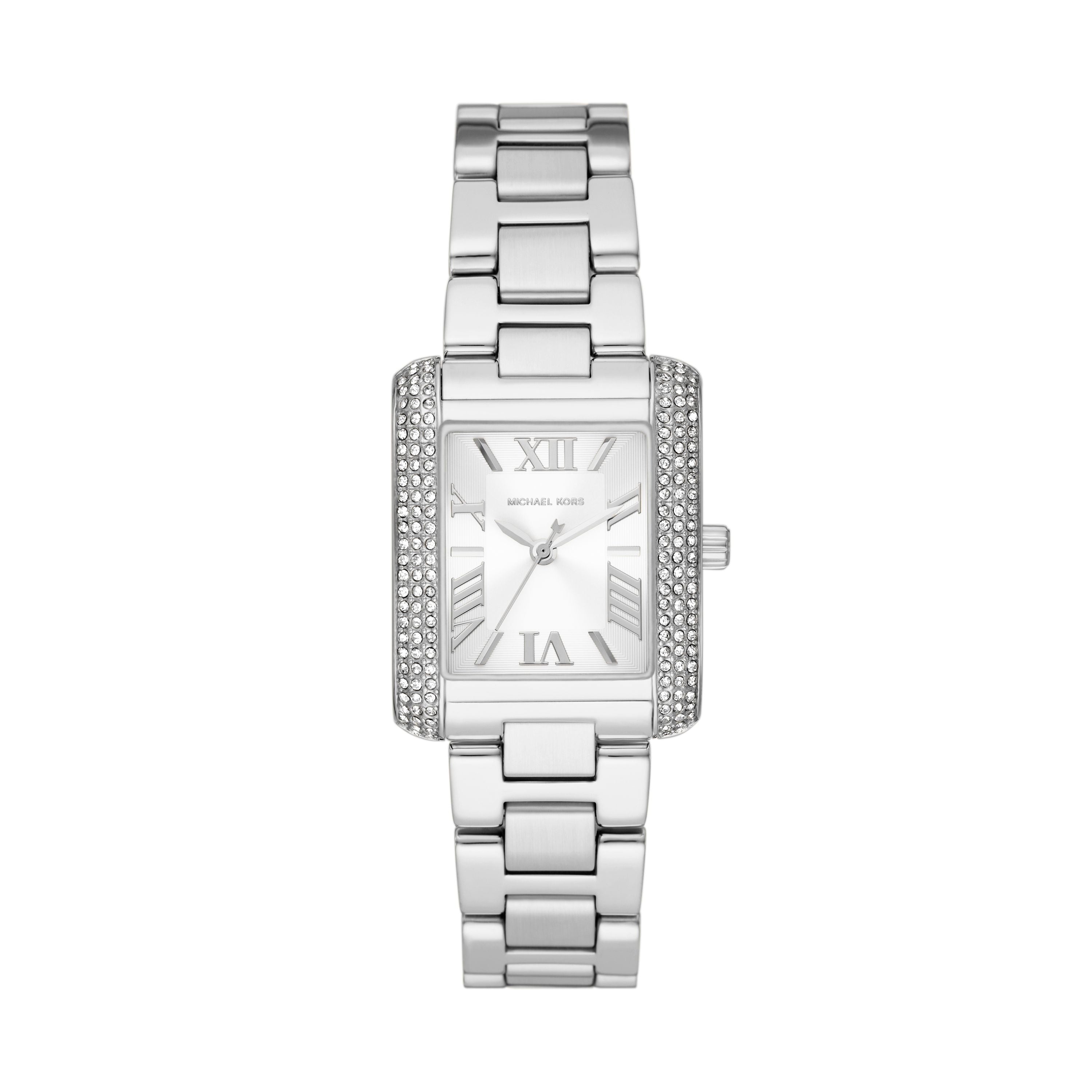 Michael Kors Emery Three-Hand Stainless Steel Women's Watch - MK4642 ...