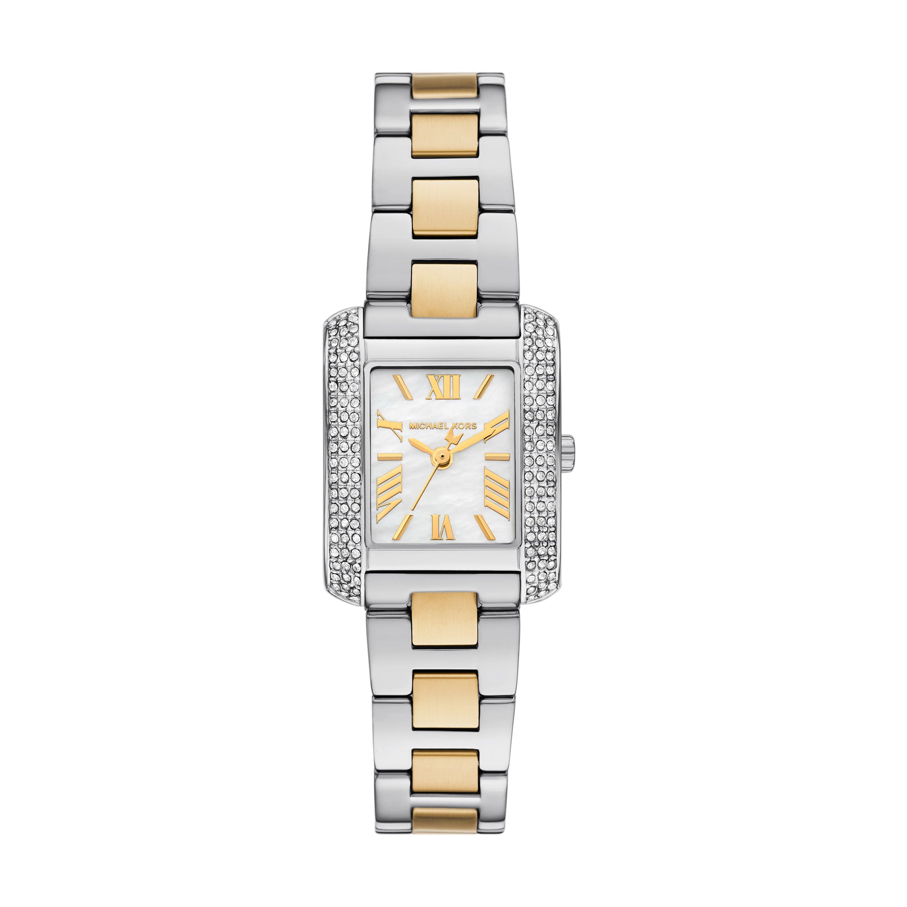 Michael Kors Emery Three-Hand Stainless Steel Watch – Jacobs Jewels and ...