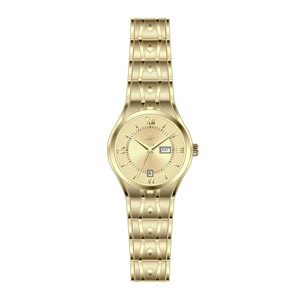 Westar Executive Ladies Dark Champagne Dial Quartz Watch - EX6619GPN10 ...
